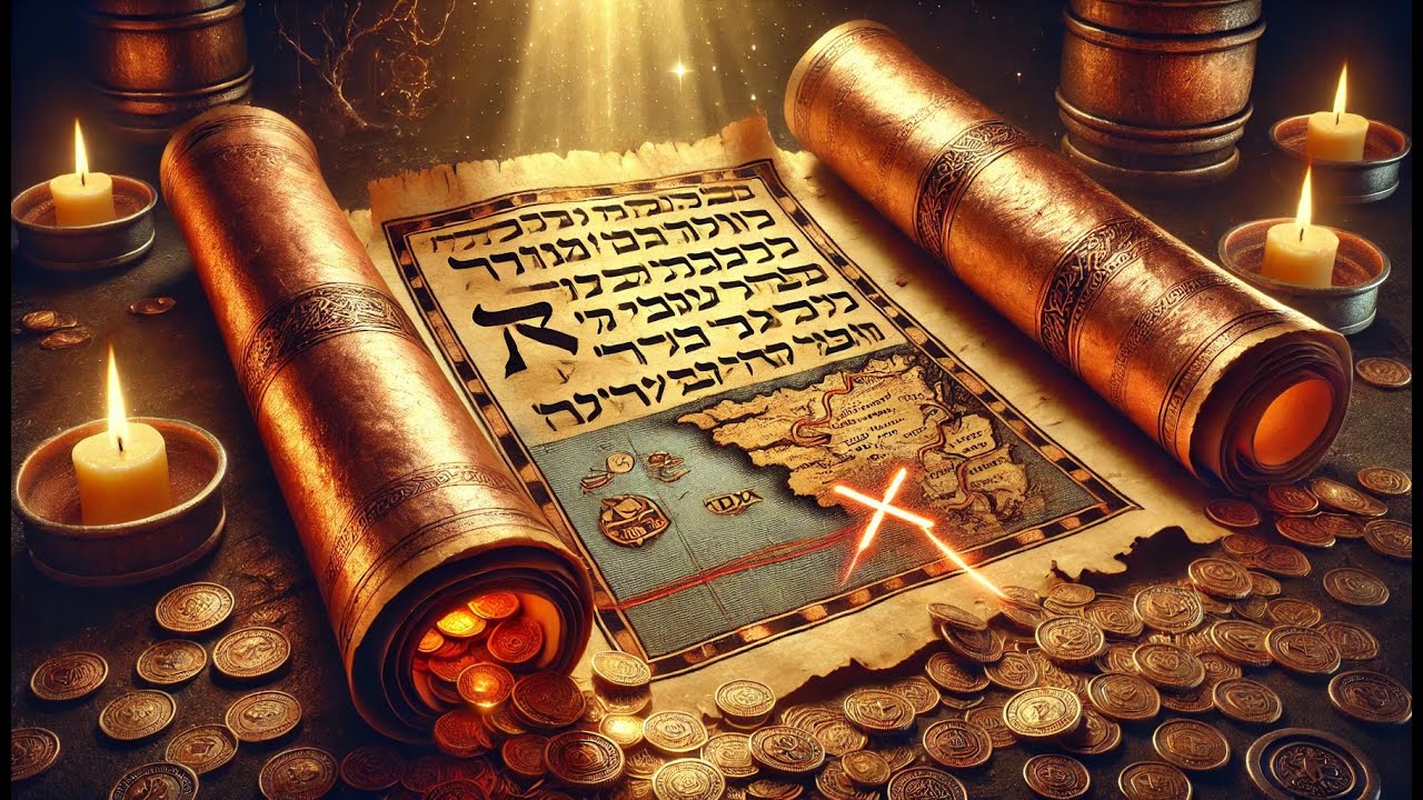 Ancient Copper Scroll Reveals The Hidden Treasure Map! - YouTube