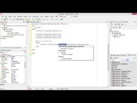 Delphi - Set Tab Stops - YouTube