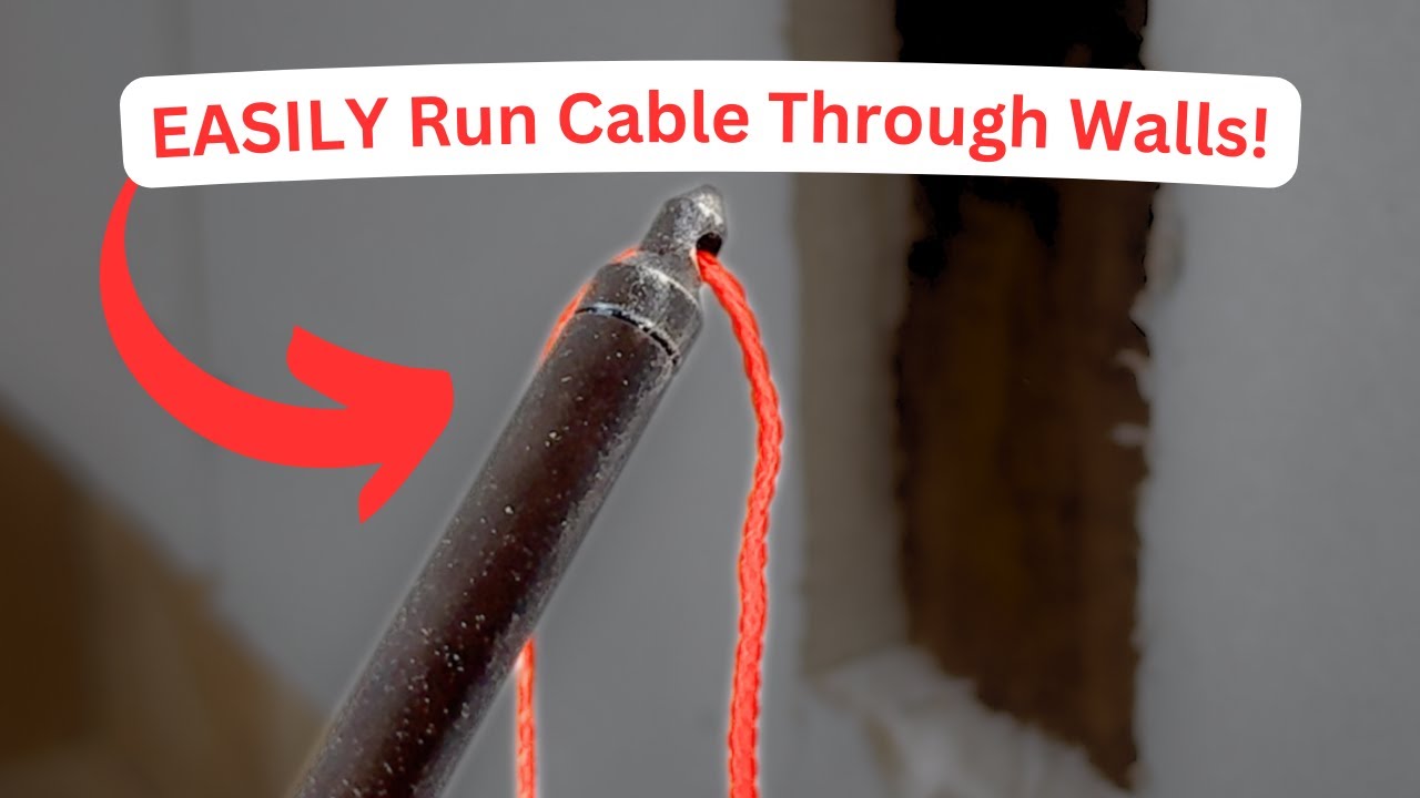 Tool for Fishing Wires BACK Through Walls | Fish Rod & Bull Nose ...