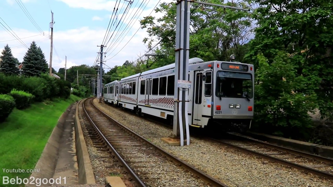PAAC Pittsburgh Light Rail at Smith Road Station (PA) - YouTube