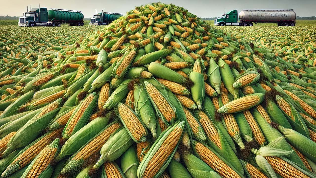 How American Farmers Harvest and Process Millions of Tons of Sweet Corn ...
