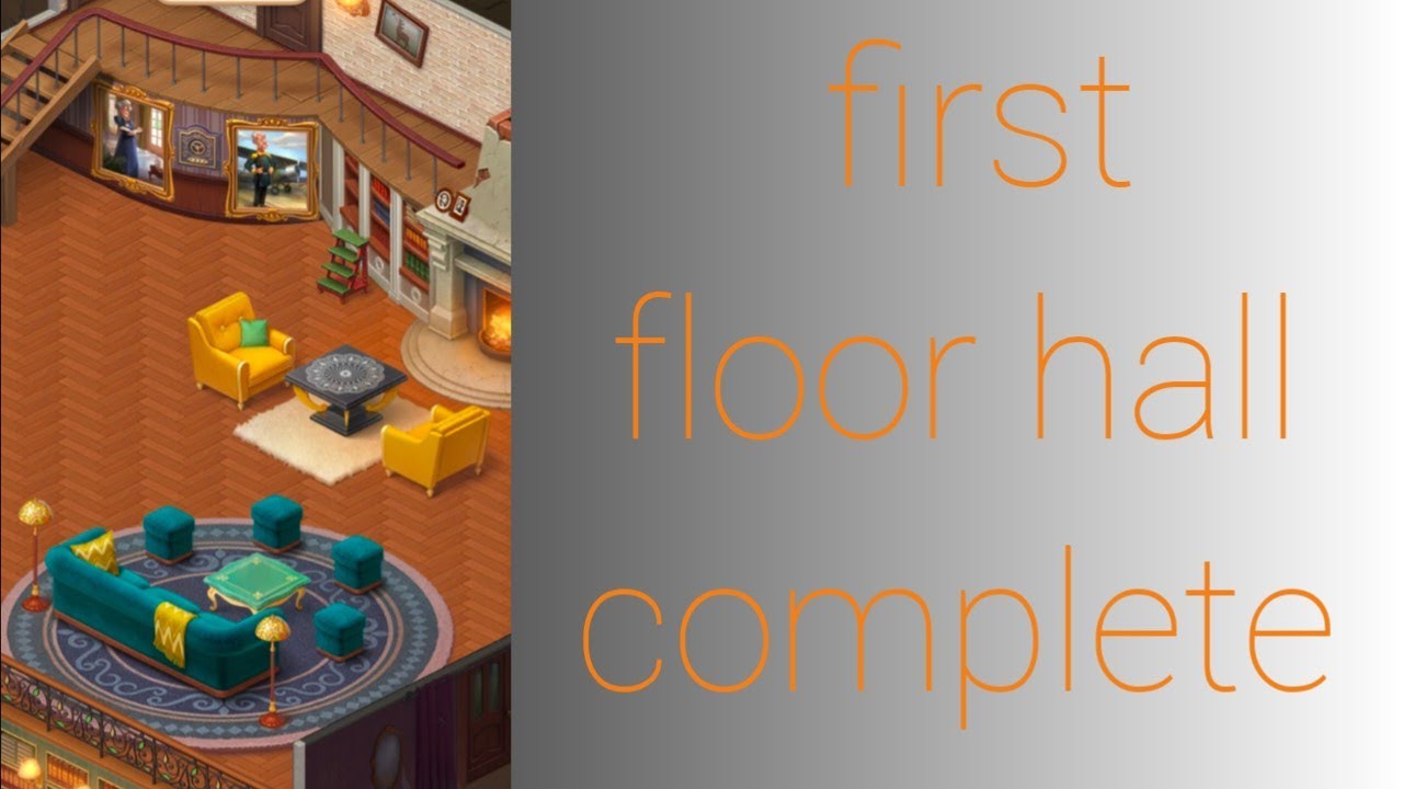 Complete first floor hall - YouTube