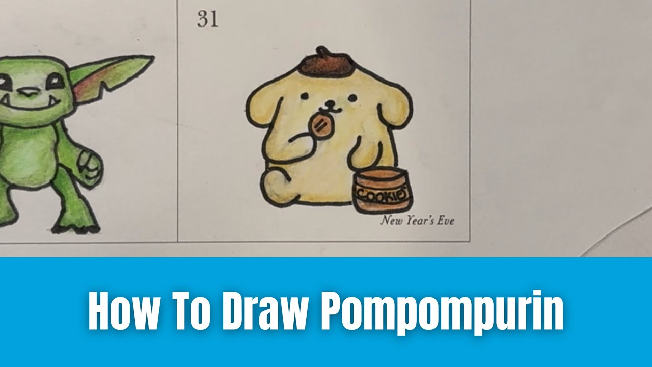 How to Draw Cartoons: Pompompurin - YouTube