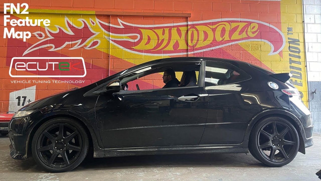 Honda Civic FN2 TypeR Remap With Ecutek Software - Dynodaze £499 - YouTube