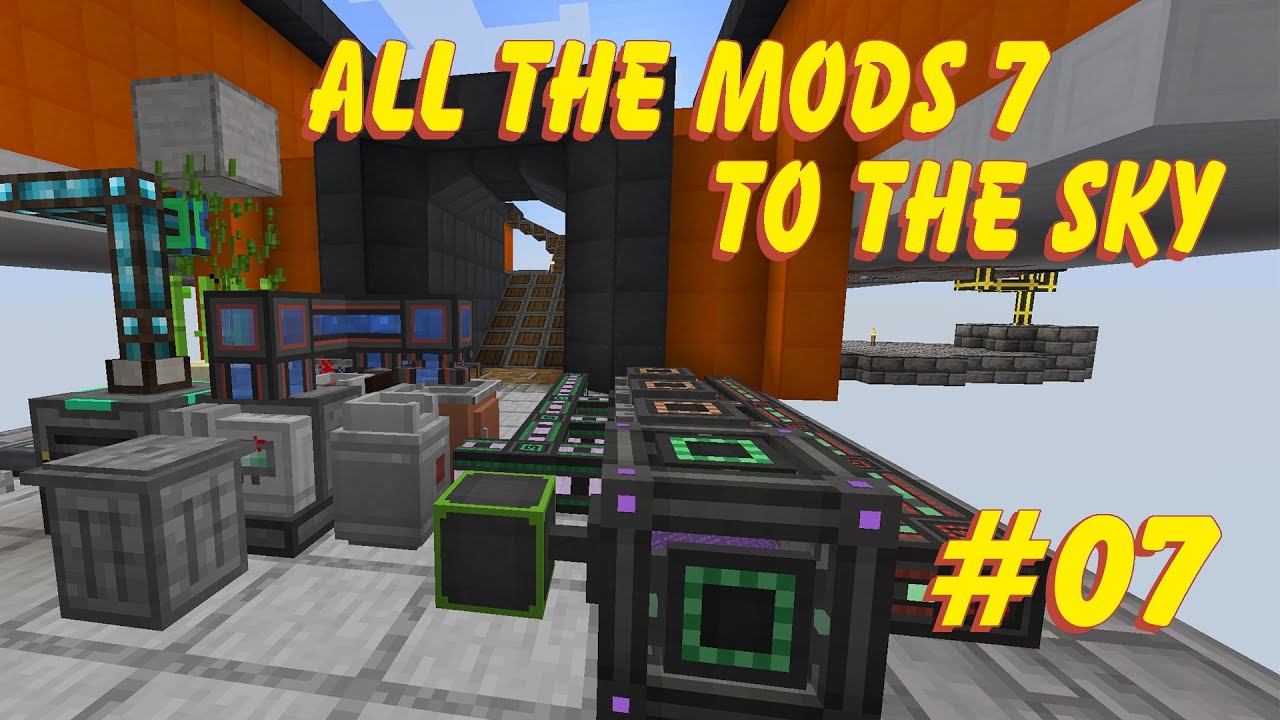 All the Mods 7 to The Sky EP07 Я построил самый лучший генератор ...