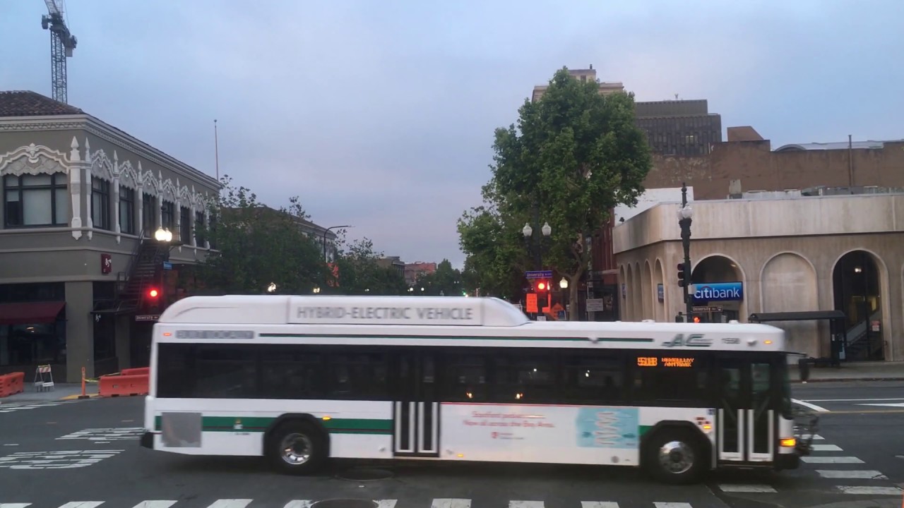 [AC Transit] Ride on FS to San Francisco on New Double Deckers - YouTube