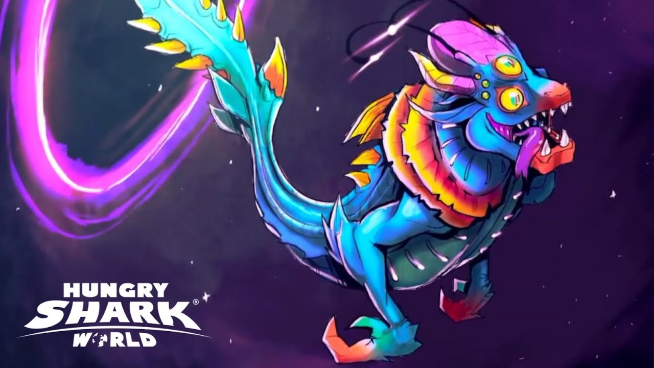 HOW TO DRAW COSMIC ALAN EASILY - Hungry Shark World - YouTube