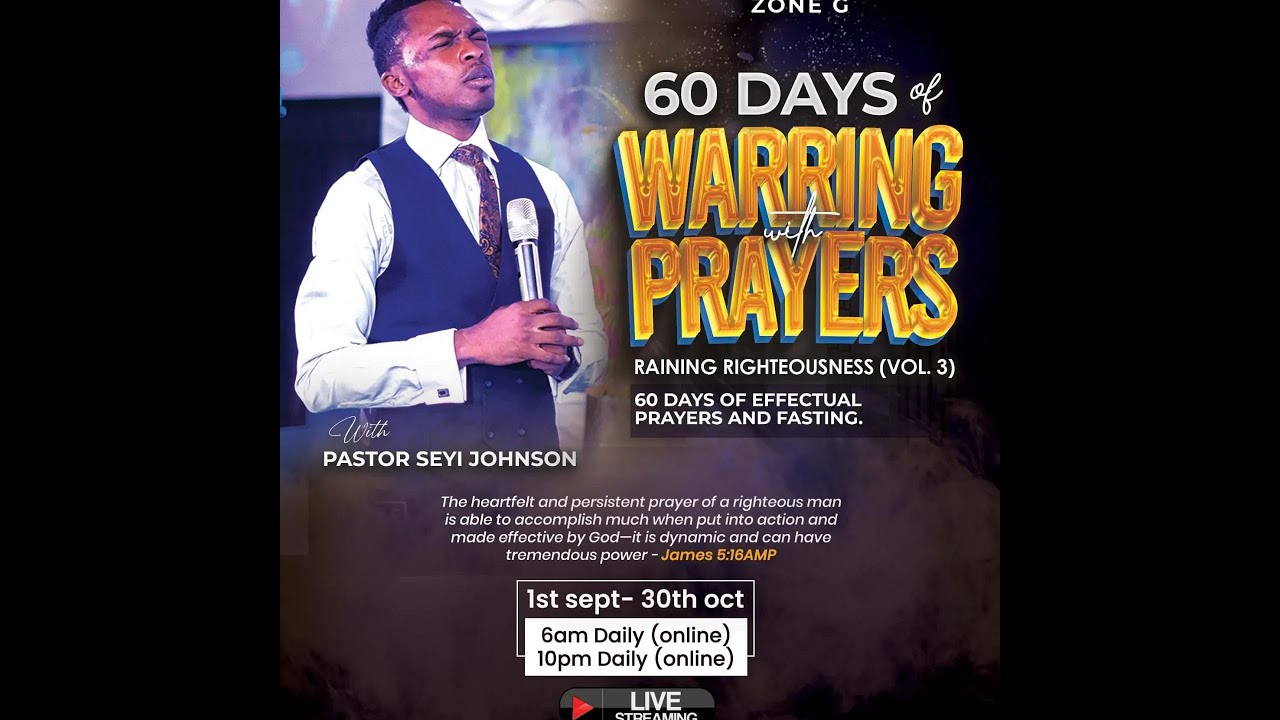 60 DAYS OF WARRING WITH PRAYERS || DAY 16 || EVENING SESSION - YouTube