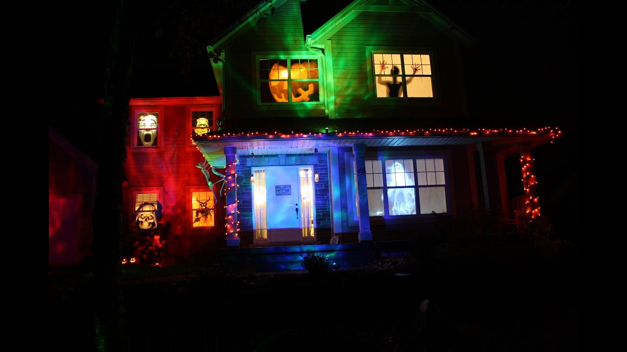 Crazy Halloween Display with Phantasms / AtmosfearFX! - YouTube