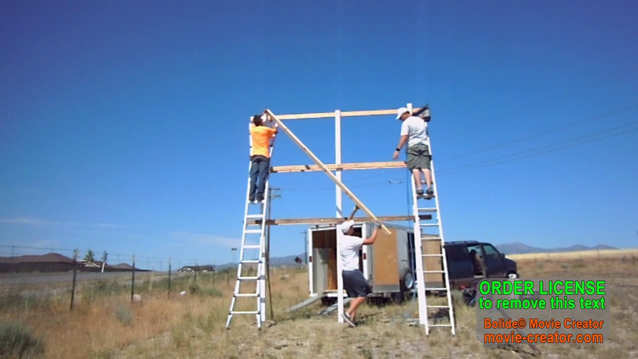 How to Install 8x12 sign - YouTube