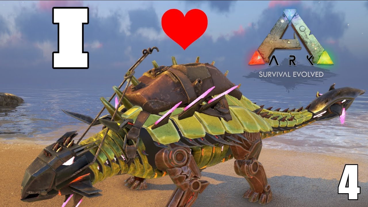 TEK ANKYLOSAURUS - Ark Survival Evolved Episode 4 - YouTube