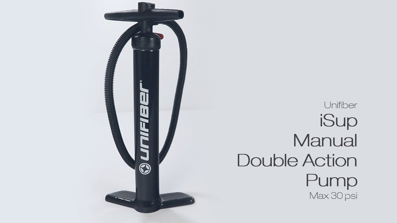 iSup Manual Double Action Pump - Max 30 PSI - YouTube