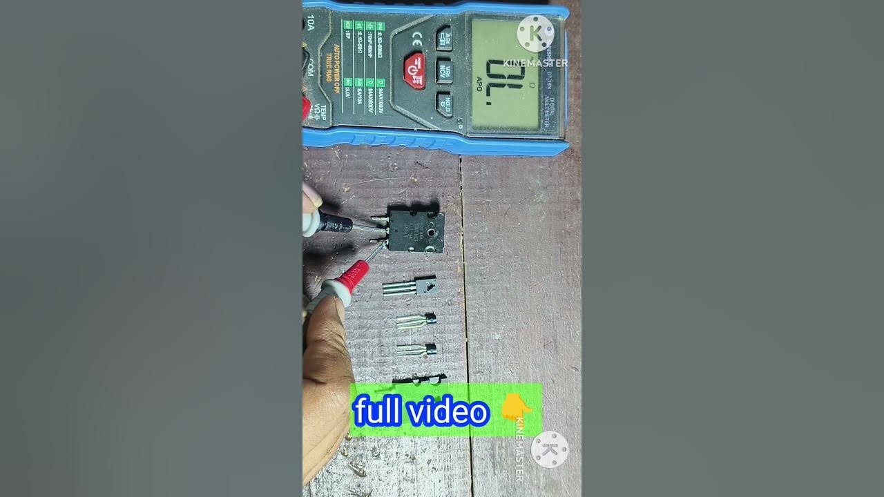 Easy Transistor Check with Multimeter Like a Pro - YouTube