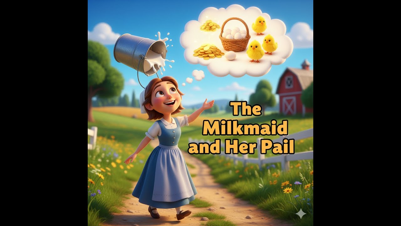 Learn English Story: The Milkmaid and Her Pail - YouTube