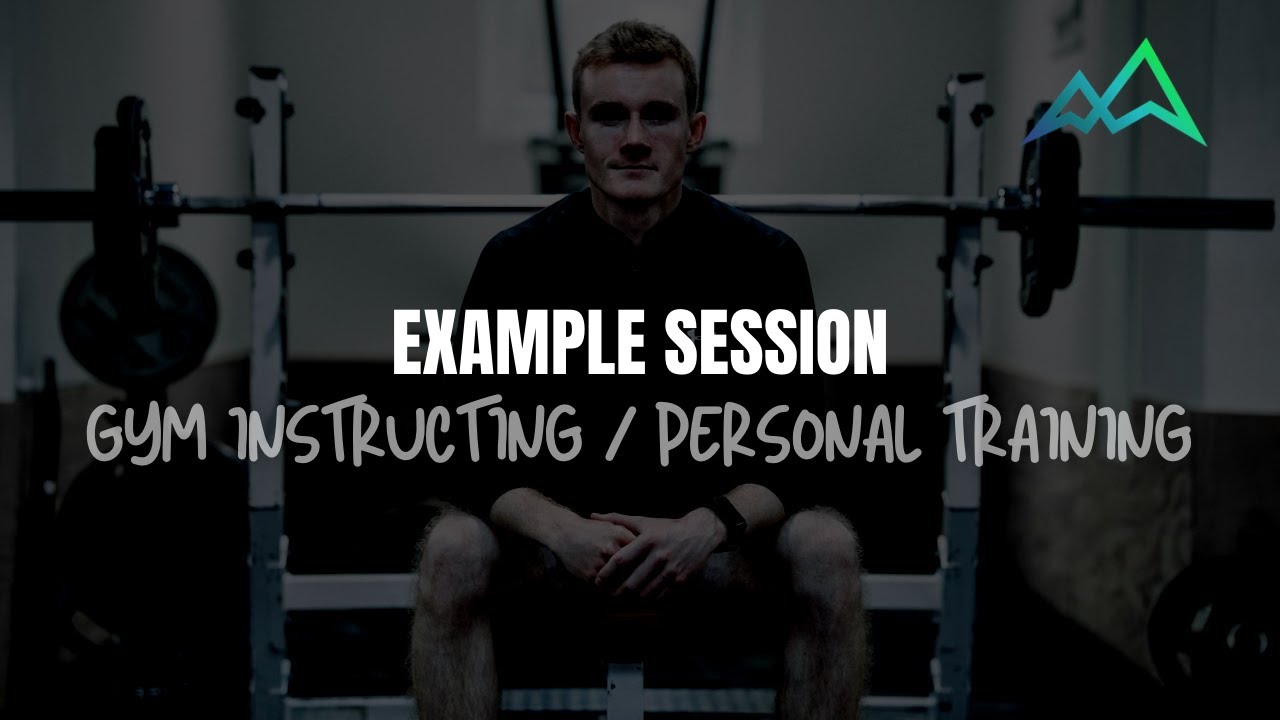 Example Gym Instructing / Personal Training Session - YouTube