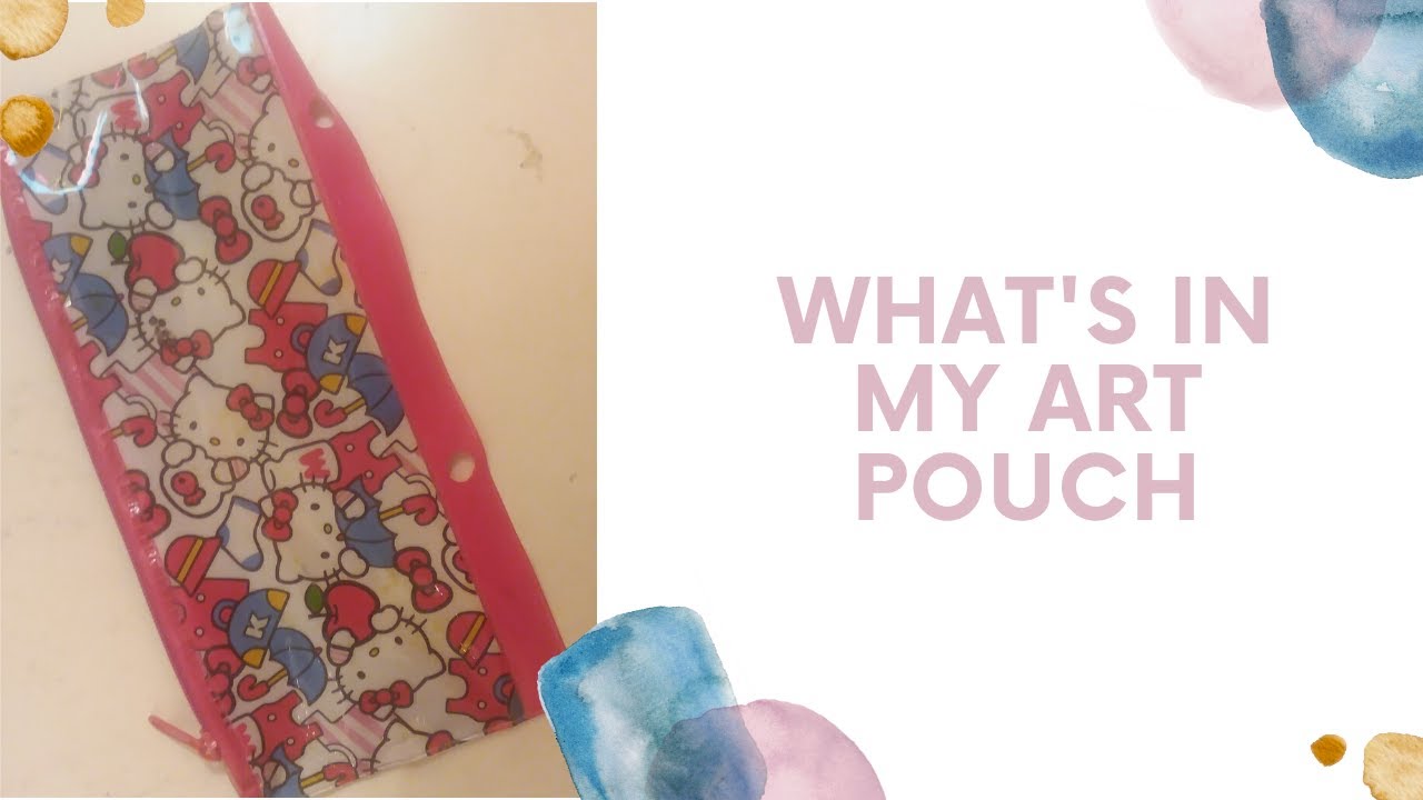 What's in my Artist Pouch - YouTube