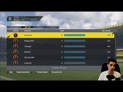 FIFA 17 - FUT CHAMPIONS (TOP 100 FOR MONTHLY LEADER BOARDS) - PROGRESS ...