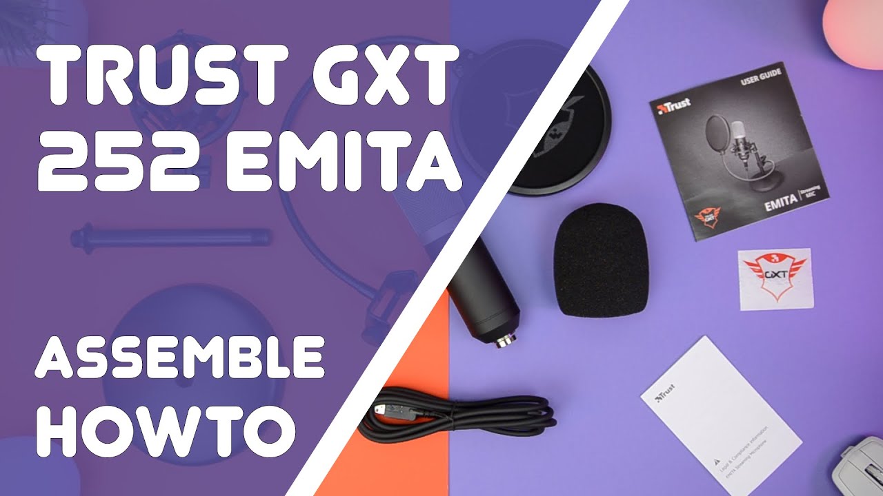 Trust GXT 252 Emita | How to Assemble - YouTube