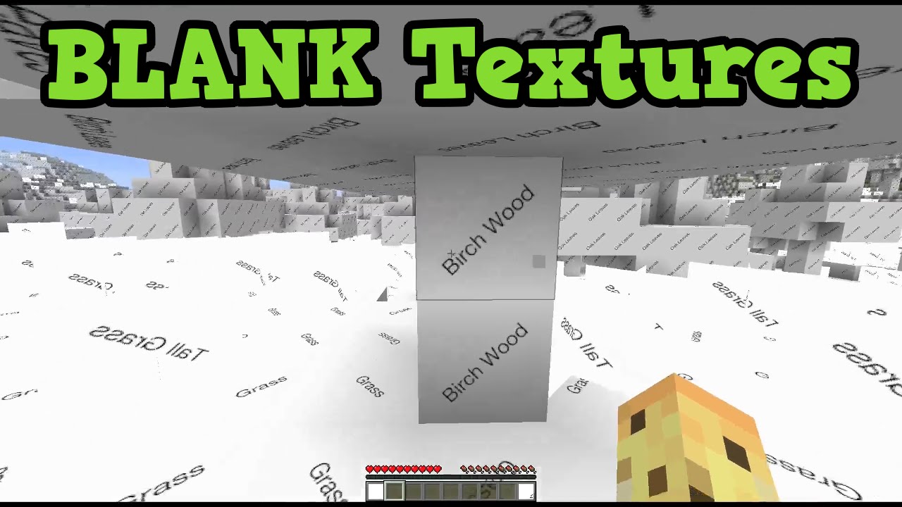 Minecraft HARDEST TEXTURE PACK (Blank Chubik) - YouTube