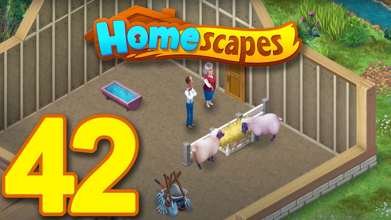 HOMESCAPES Story Walkthrough Gameplay #42 - Farm Day 1 (iOS, Android ...