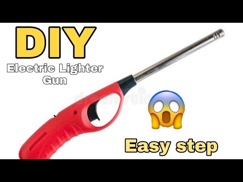 How to make Electric lighter gun for gas stove / DIY l Thats my trip ...