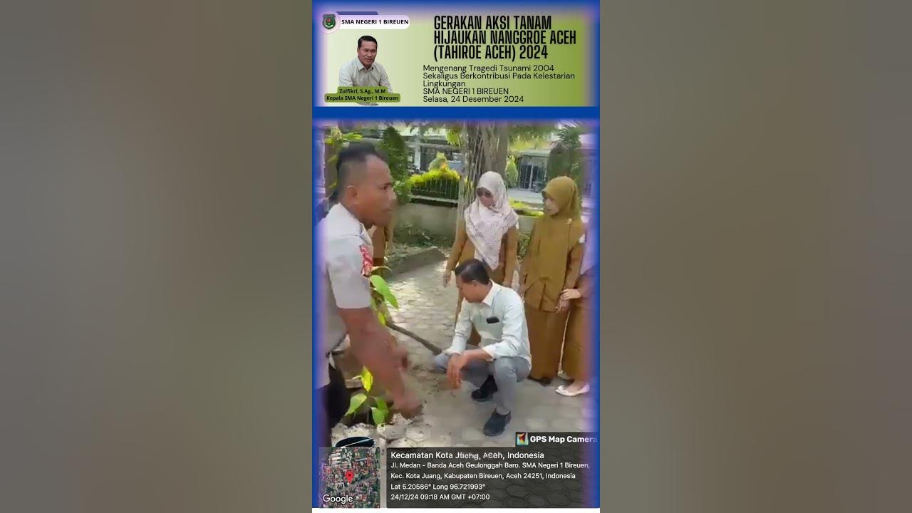 Gerakan Aksi Tanam Hijaukan Nanggroe Aceh (Tahiroe Aceh) 2024: - YouTube