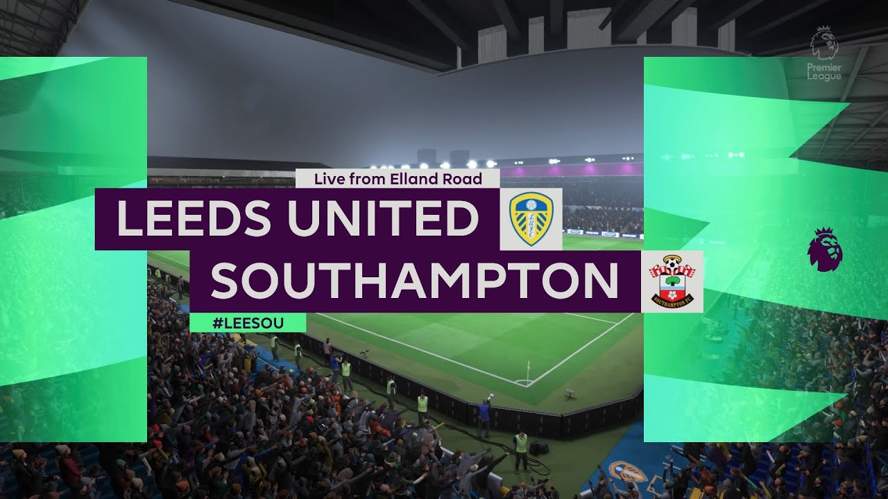 Leeds united vs Southampton | FIFA 23 | PS4 | EPL | Premier league ...