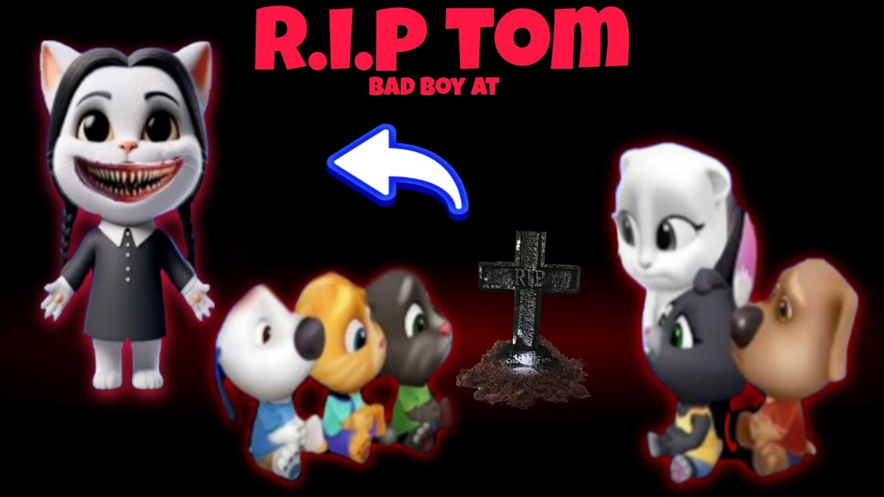 rip tom friend || talking Tom friend game|| rip talking Tom - YouTube