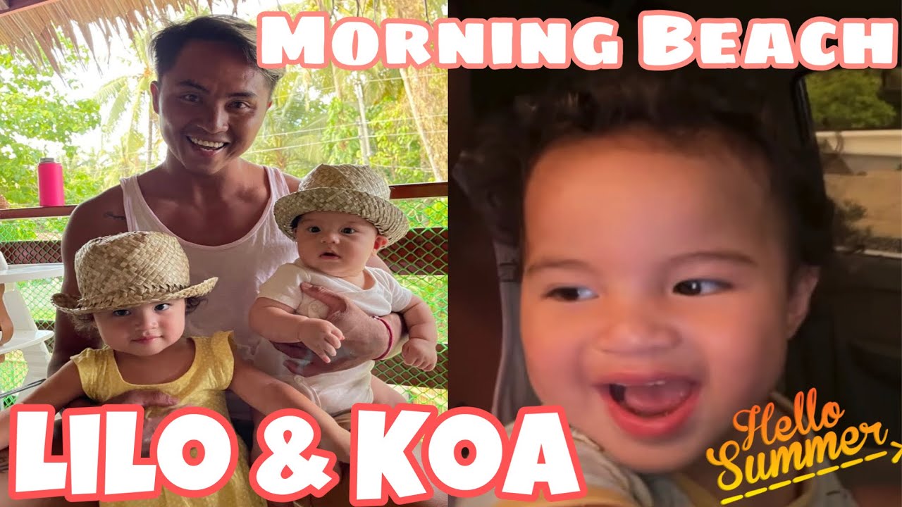 Lilo’s morning routine pasyal sa dagat at sakay ng kotse with Papa ...