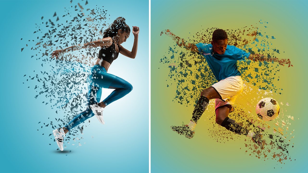 Dispersion Effect Photoshop Tutorial - YouTube