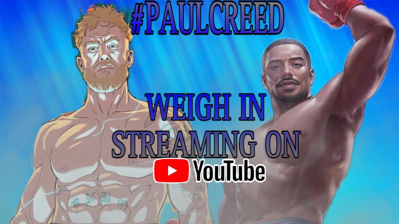 JAKE PAUL VS ADONIS CREED WEIGH IN LIVE STREAM🔴 - YouTube