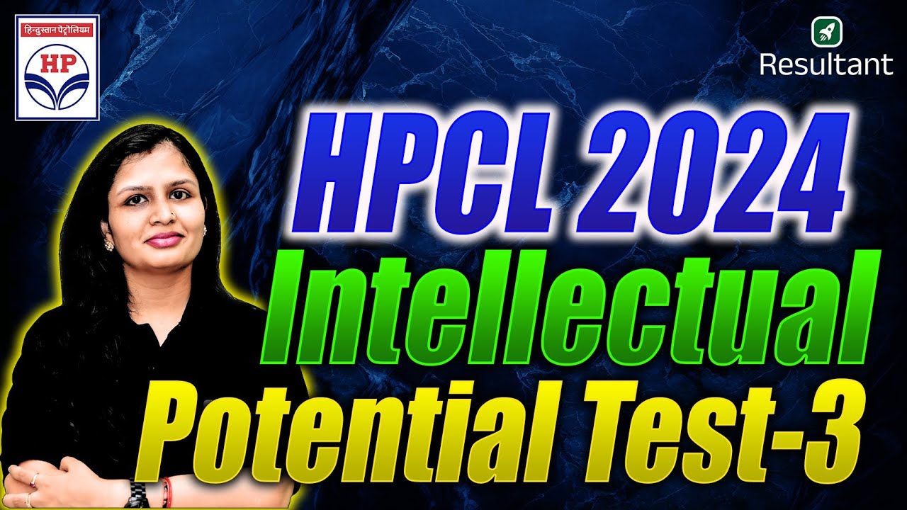 HPCL 2024 | Intellectual Potential Test-3 | HPCL Exam 2024 | Resultant ...