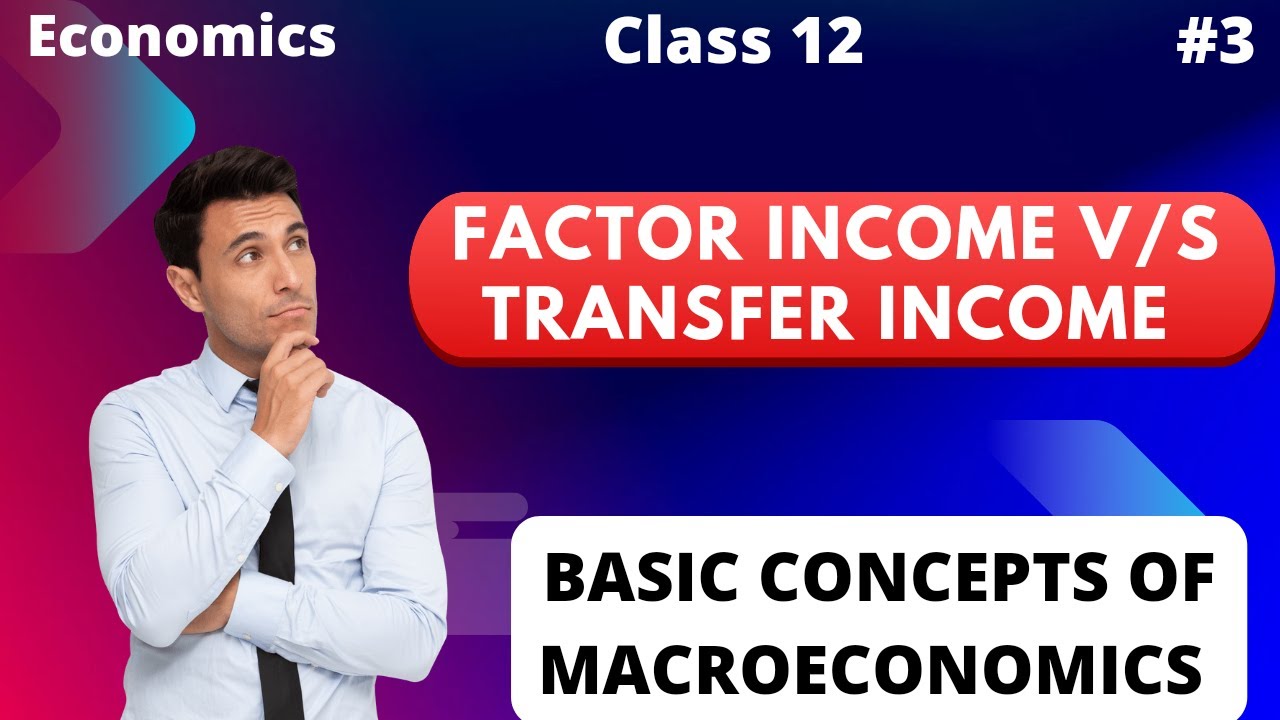 Factor Income Vs Transfer Income ! Basic Concepts of Macroeconomics ...