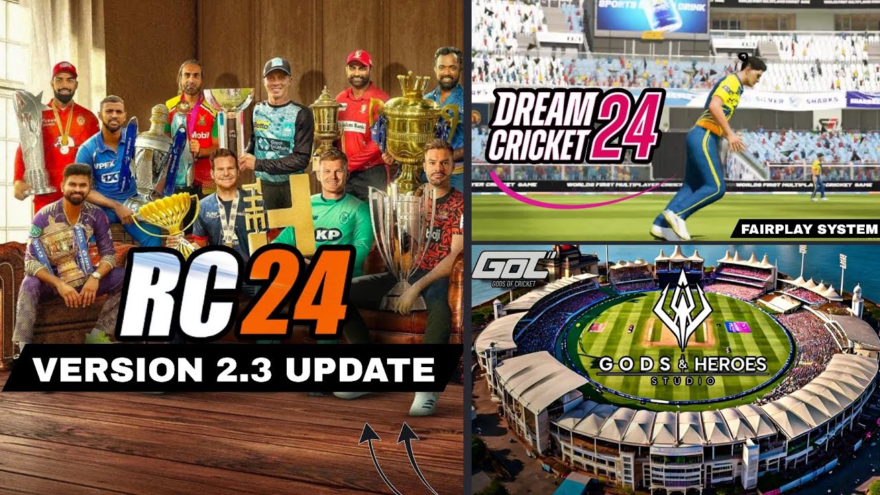 Real Cricket 24 v2.3 Update | Dream Cricket 24 Updates | GOC Release ...