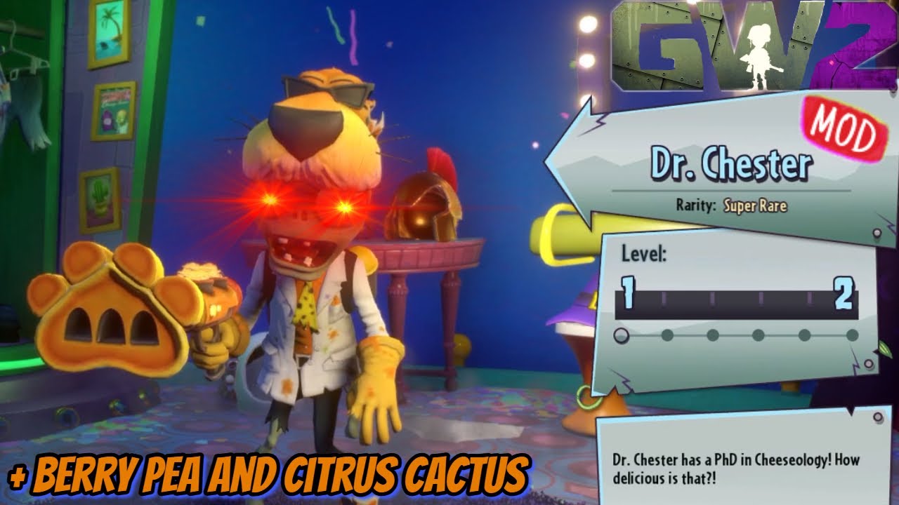 Dr. Chester Is Crazy!!!! (Pvz Gw2 Mods) - YouTube