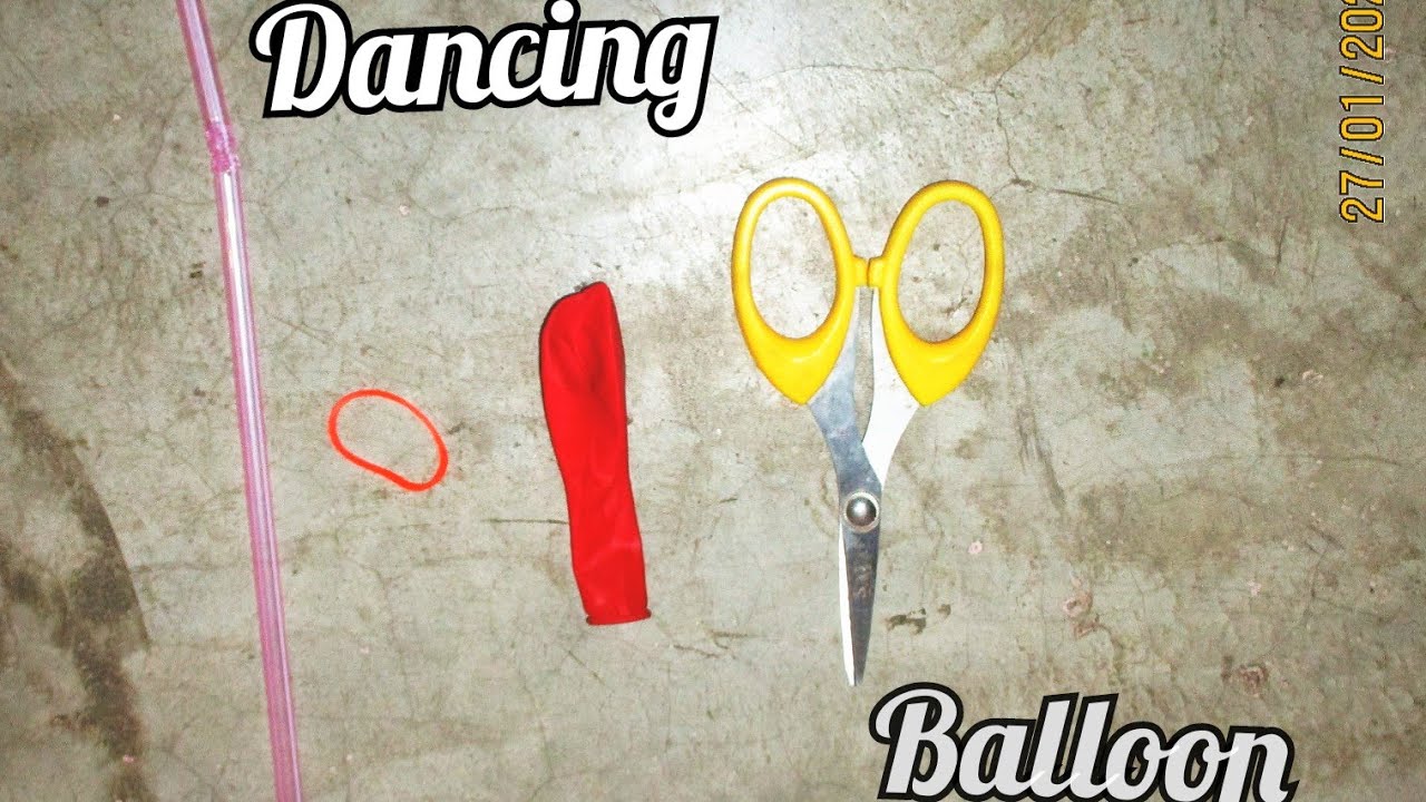 dancing balloon toy decoration new idea how to make easy rubber band ...