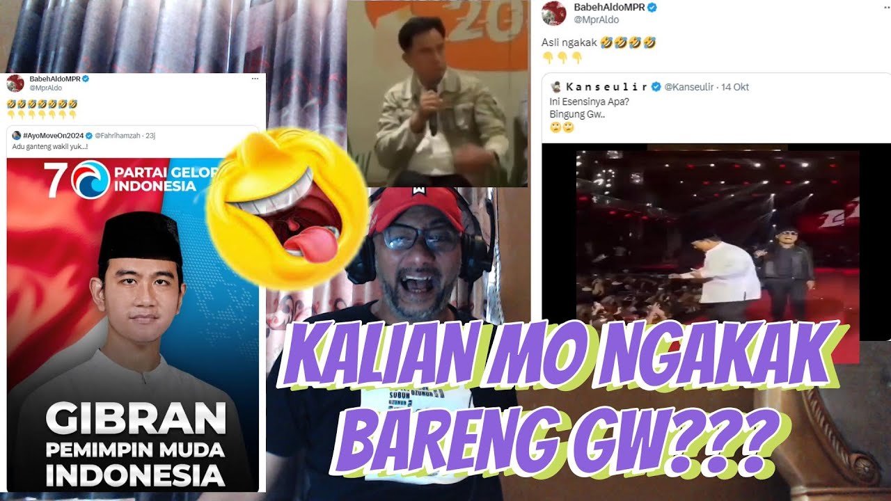 Viral KALIAN MAU NGAKAK BARENG GW ?? Gw Ketawa Ngakak Liat Prabowo, Fahri Hamzah Dan Yusril ...