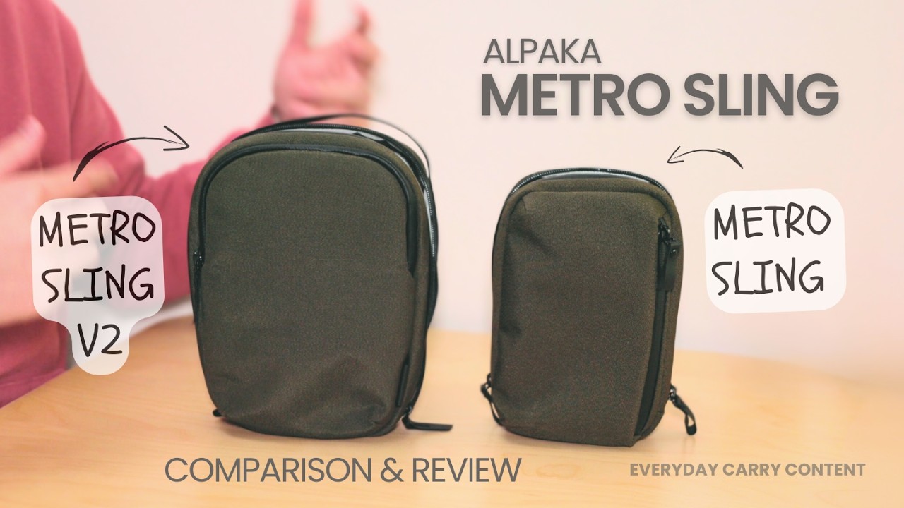 Alpaka Metro Sling V2 Comparison & Review. What You Need To Know! - YouTube