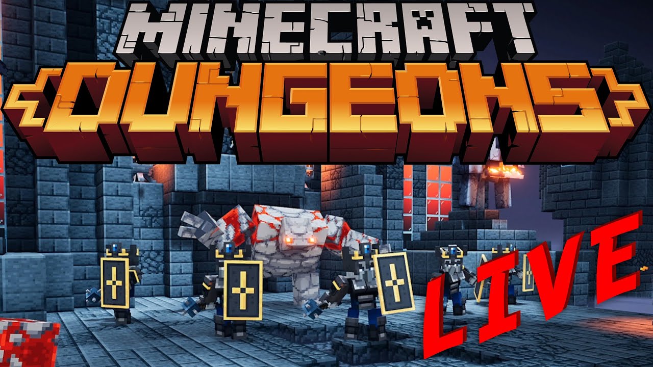 Minecraft Dungeons Live Stream - YouTube