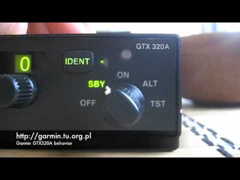 Garmin GTX320A behavior - YouTube