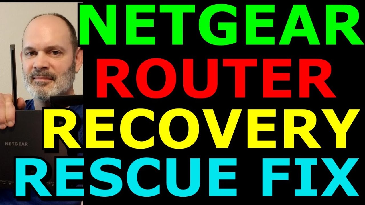 Netgear Router Recovery Rescue Fix Official - YouTube