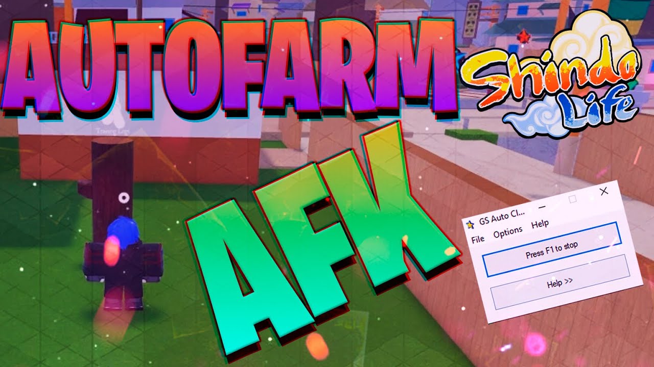 MELHOR FARM AFK DE LEVEL NO SHINDO LIFE - YouTube