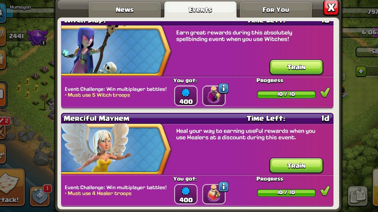 Event Challenge Win Multiplayer Battles Complite Coc - YouTube
