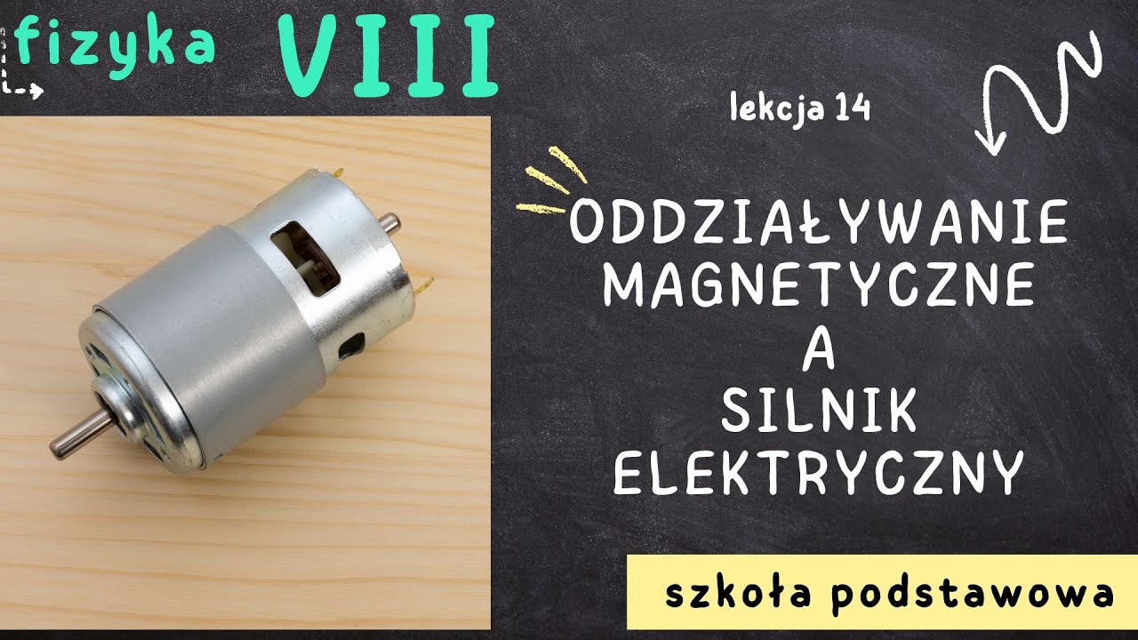 Fizyka 8 [Lekcja 14 - Oddziaływanie magnetyczne a silnik elektryczny ...