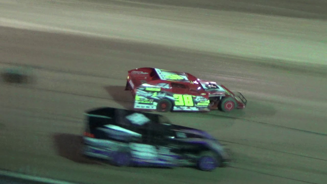 IMCA Feature Race at I-96 Speedway on 04-27-2018 - YouTube