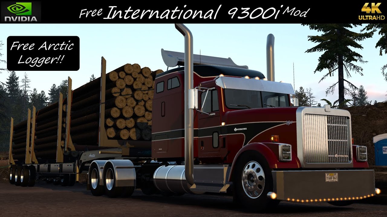*Free International 9300i & Arctic Logger* +Addons Log Haul Redding to ...