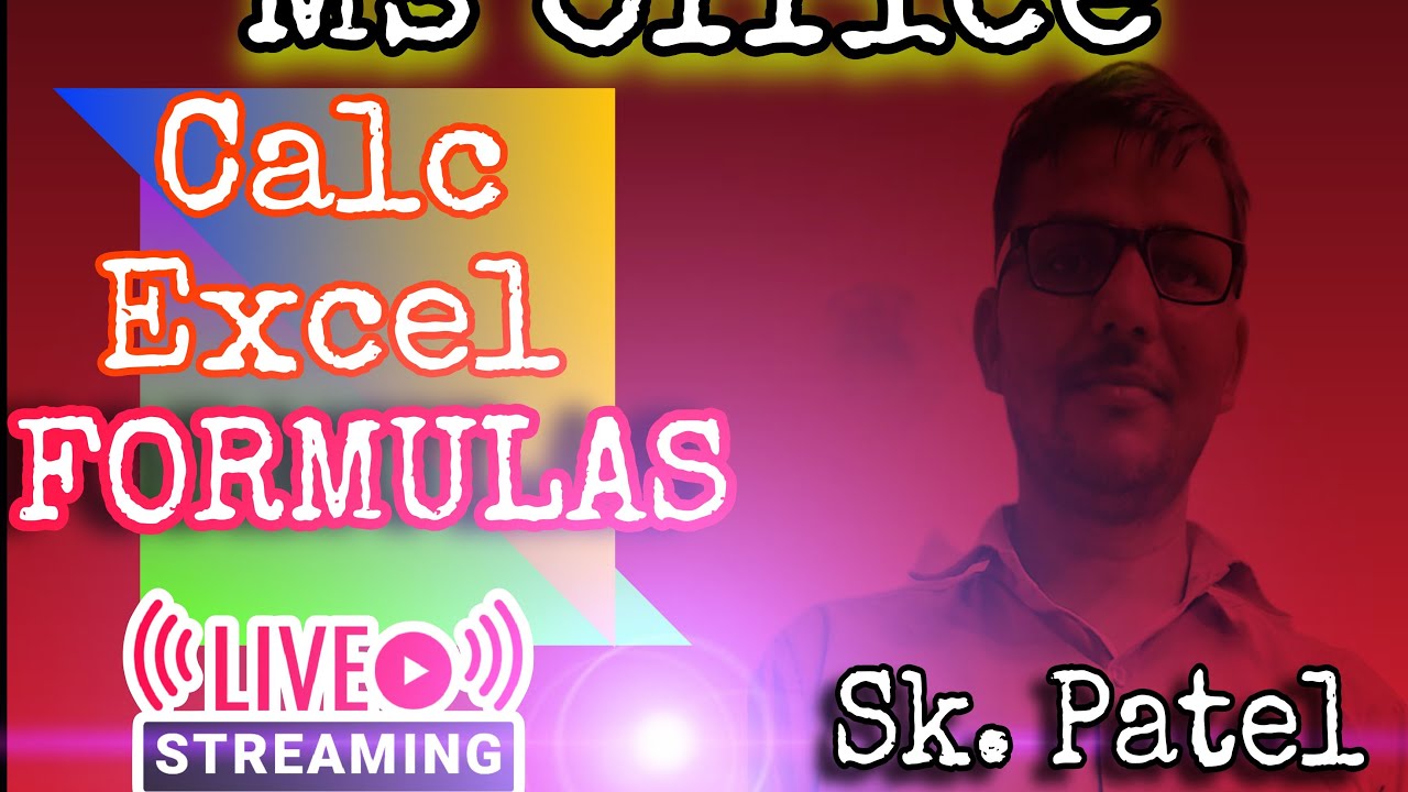 PCRI is live Libreoffice and ms office ( Formulas) - YouTube