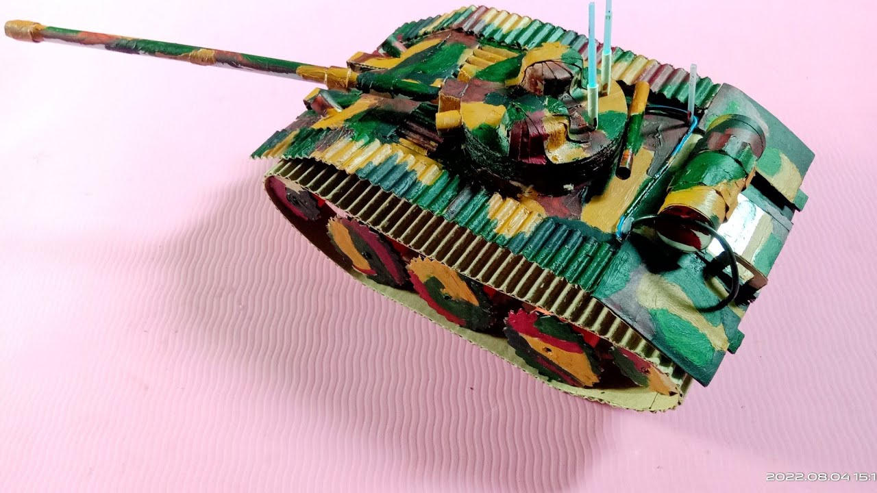 War Tank Making Out Of Cardboard || Army Tank || Diy Home Decor - YouTube
