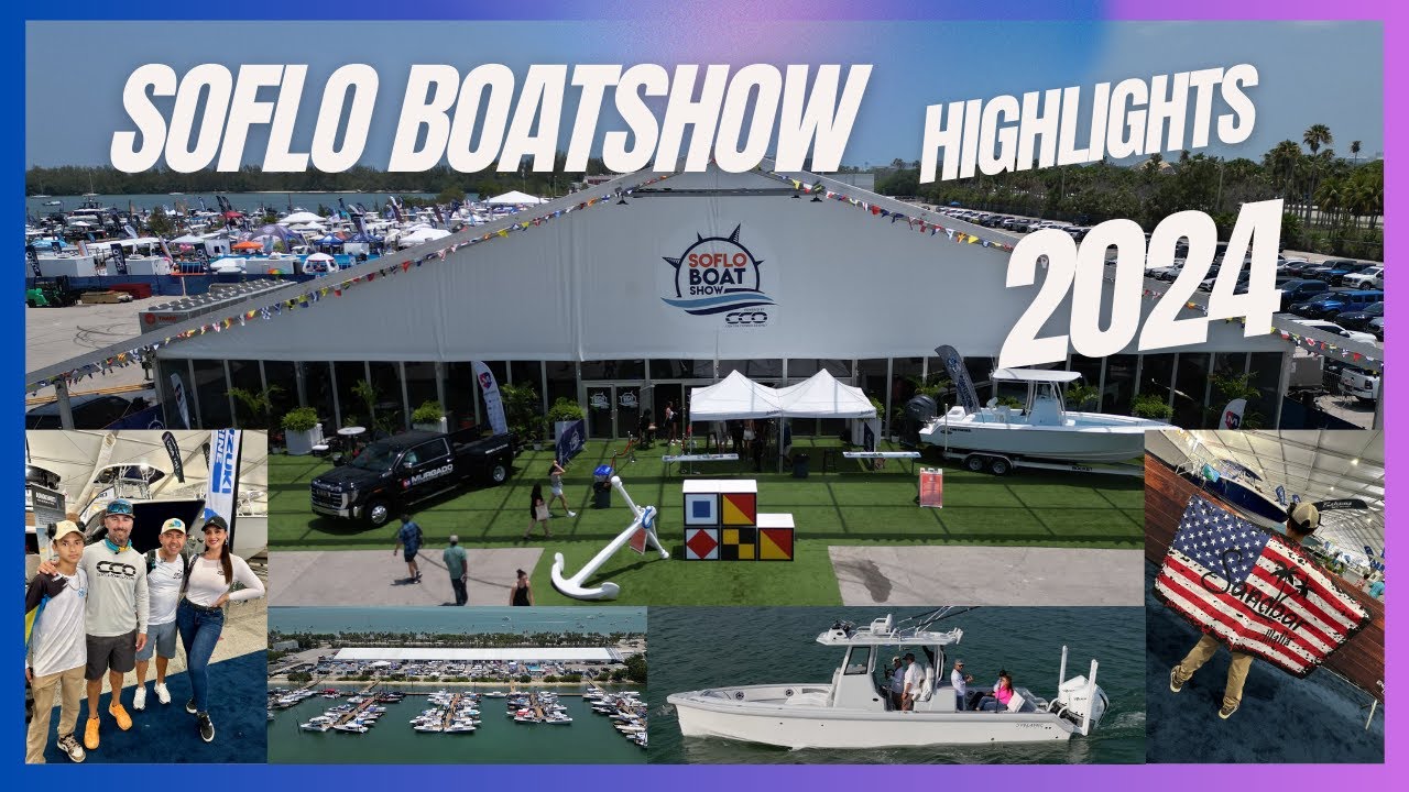 SOFLO Boat show miami 2024 highlights and sea trial of the Dynamic 305 ...