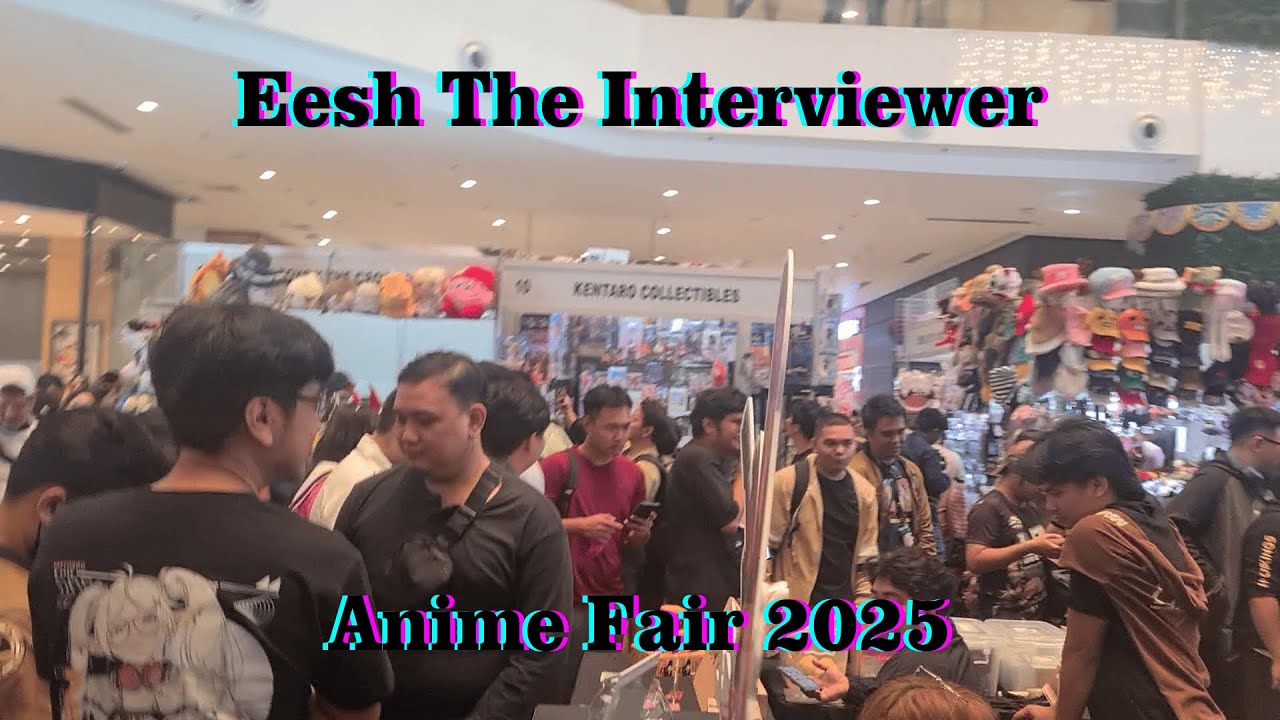 Eesh The Interviewer Anime Fair 2025 Edition - YouTube